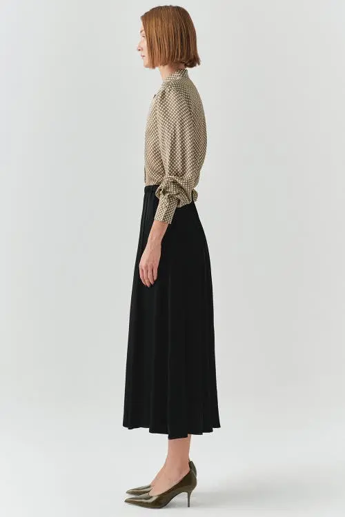 EXQUISE Sheer Viscose Maxi Skirt