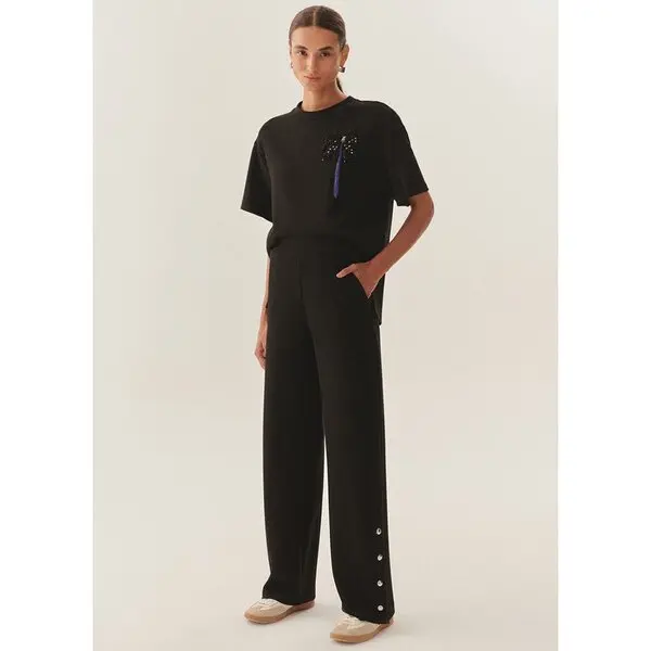 EXQUISE Vivienne Chic Comfort Knit Trousers