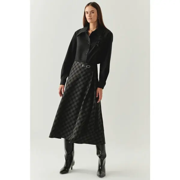 EXQUISE Scarlette A-line Skirt