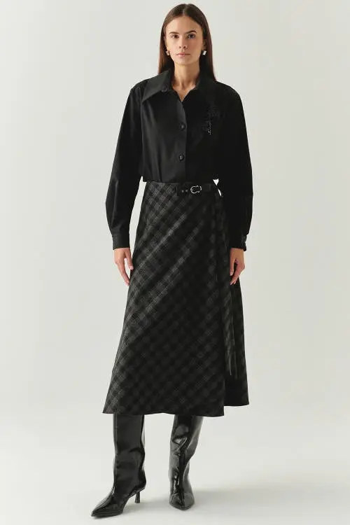 EXQUISE Scarlette A-line Skirt