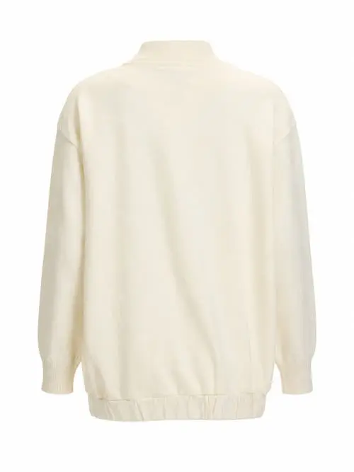 EXQUISE Barbara Knit Cardigan - Ecru