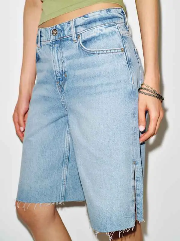 REFORMATION Finley Low Rise 11" Baggy Jorts