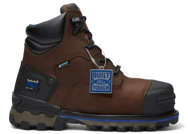 Timberland Boondock Waterproof Work Boots - Brown/blue