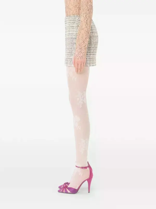 Valentino Garavani Square Tweed Mini Skirt