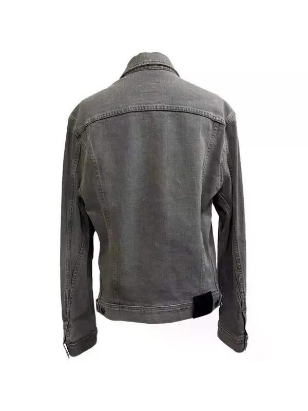 TOM FORD Buttoned Denim Jacket - Grey