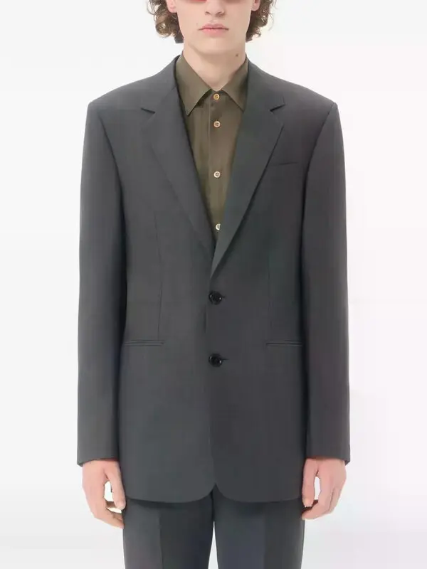 Valentino Garavani Single-breasted Wool Jacket - Grey