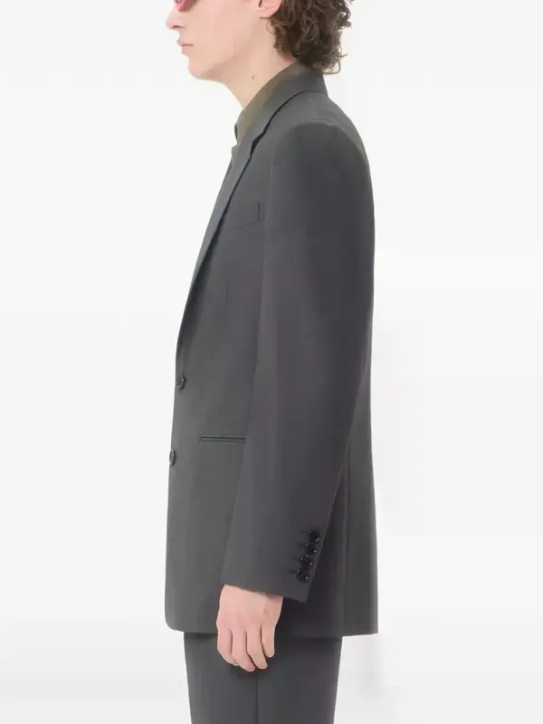 Valentino Garavani Single-breasted Wool Jacket - Grey