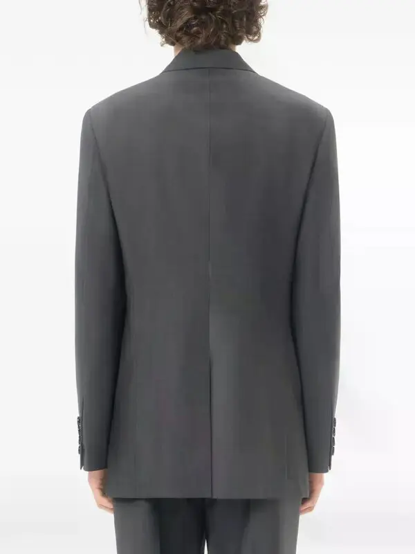 Valentino Garavani Single-breasted Wool Jacket - Grey