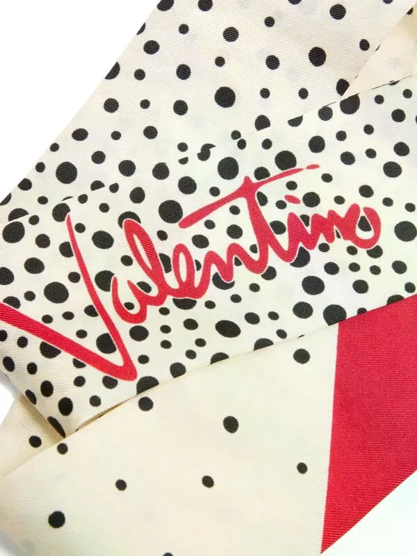 Valentino Garavani Little Stars Starry Silk Bandeau Scarf