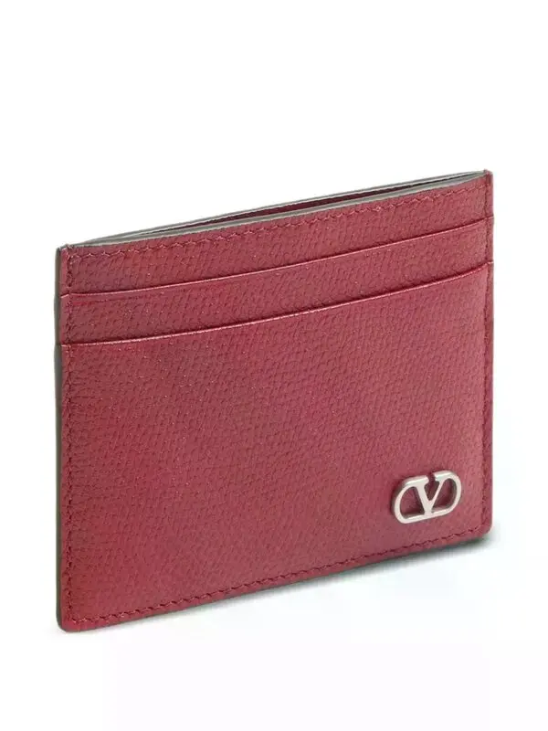 Valentino Garavani Vlogo Signature Card Holder - Red