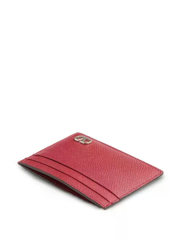 Valentino Garavani Vlogo Signature Card Holder - Red