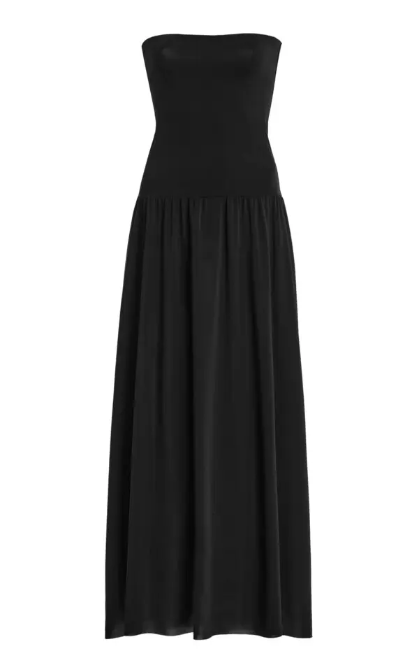ERES Oda Strapless Jersey Maxi Dress - Black