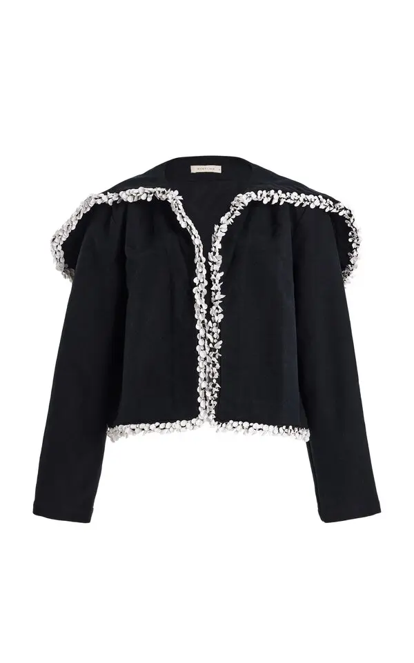 DIOTIMA Shell-trimmed Cotton Twill Jacket