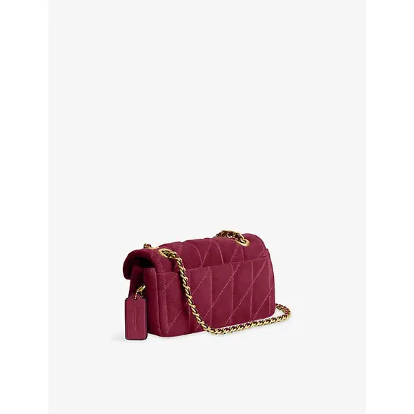 COACH Tabby 20 Suede Shoulder Bag