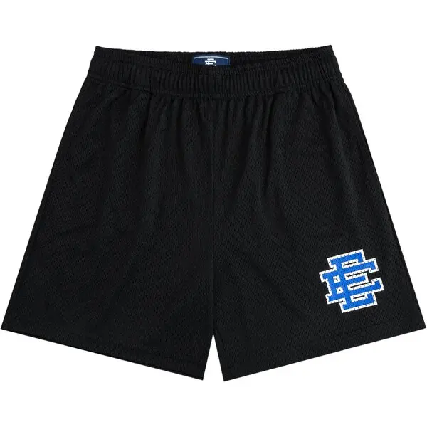ERIC EMANUEL Mesh Logo Shorts - Black