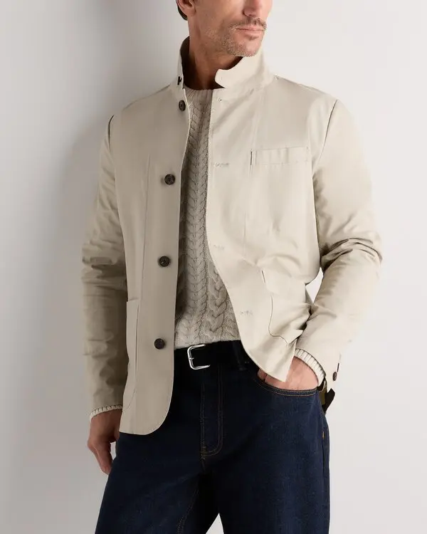 Quince Organic Twill Unstructured Blazer
