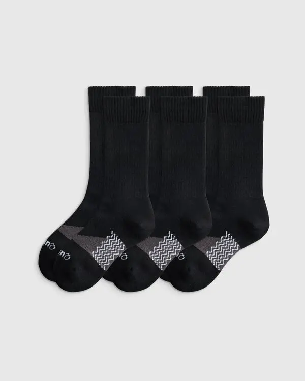 Quince Alpaca Blend Boot Socks - Black