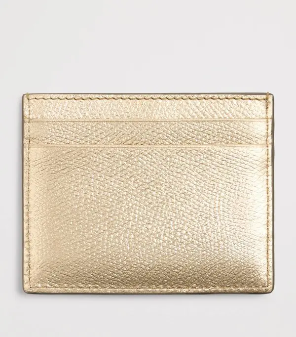 Valentino Garavani Leather Vlogo Signature Card Holder - Pink