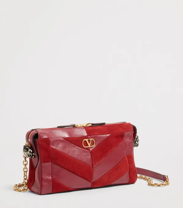 Valentino Garavani Small Lambskin Panthea Shoulder Bag