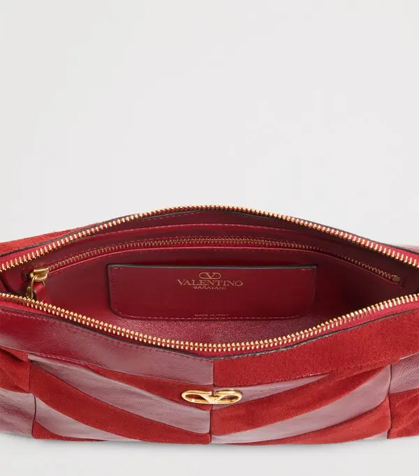 Valentino Garavani Small Lambskin Panthea Shoulder Bag