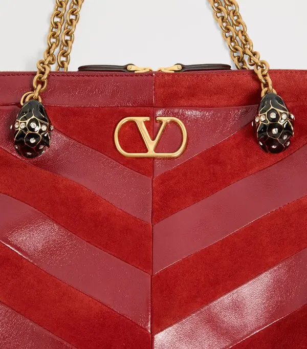 Valentino Garavani Medium Lambskin Panthea Tote Bag