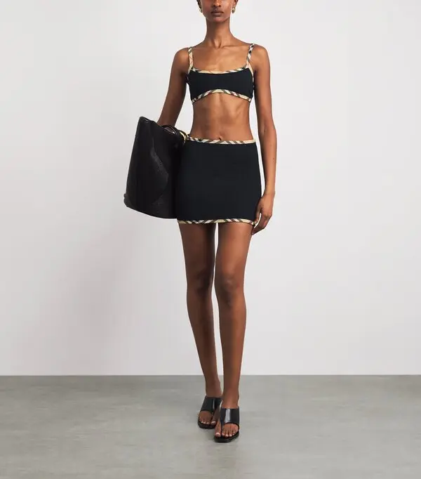 BURBERRY X HUNZA G Devyn Skirt/bandeau Top