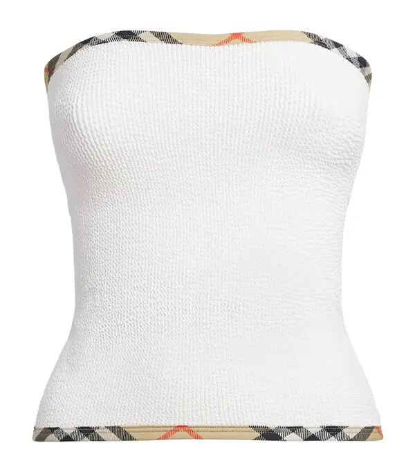 BURBERRY X HUNZA G Hunza G X Burberry Devyn Skirt/bandeau Top - White