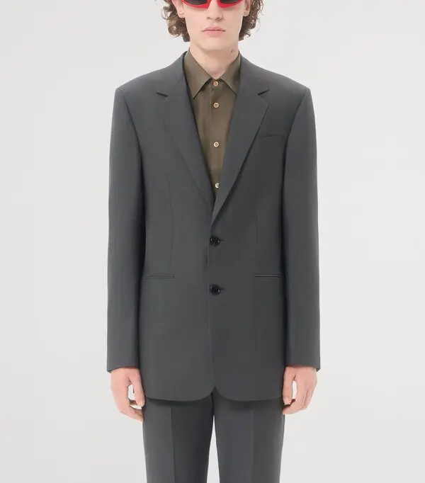 Valentino Garavani Mohair-wool Single-breasted Blazer