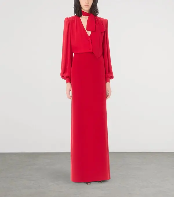 Valentino Garavani Silk Maxi Skirt