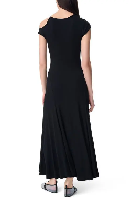Robert Rodriguez Clarice Cutout Shoulder Maxi Dress