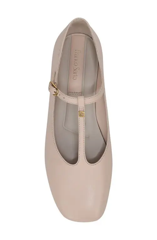 Franco Sarto Marylee Leather T-strap Flat
