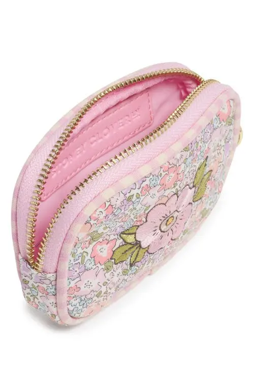 Stoney Clover Lane X Liberty Micro Floral Embroidered Cotton Pouch - Michelle
