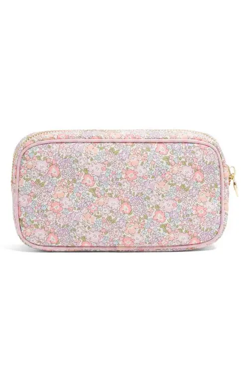 Stoney Clover Lane X Liberty Small Skincare Embroidered Cotton Pouch - Michelle