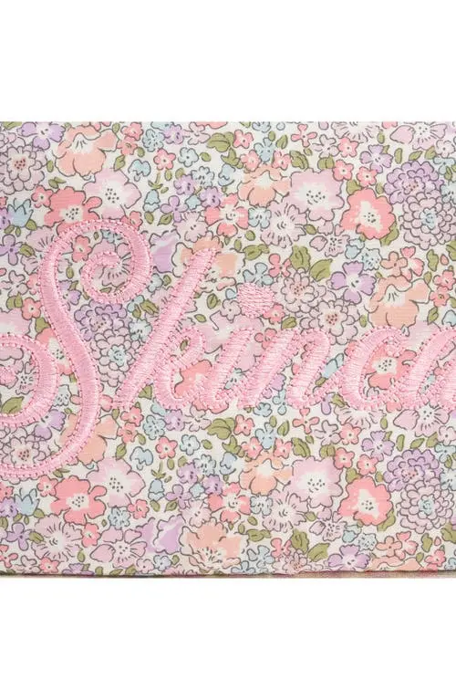 Stoney Clover Lane X Liberty Small Skincare Embroidered Cotton Pouch - Michelle