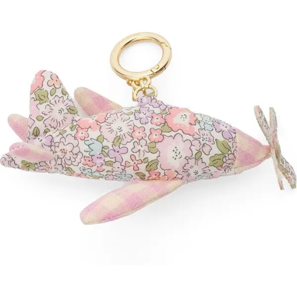 Stoney Clover Lane X Liberty Puffy Airplane Bag Charm - Pink Multi