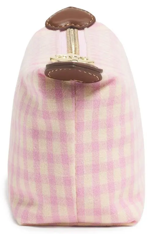 Stoney Clover Lane X Liberty Gingham Print Cotton Canvas Pouchette