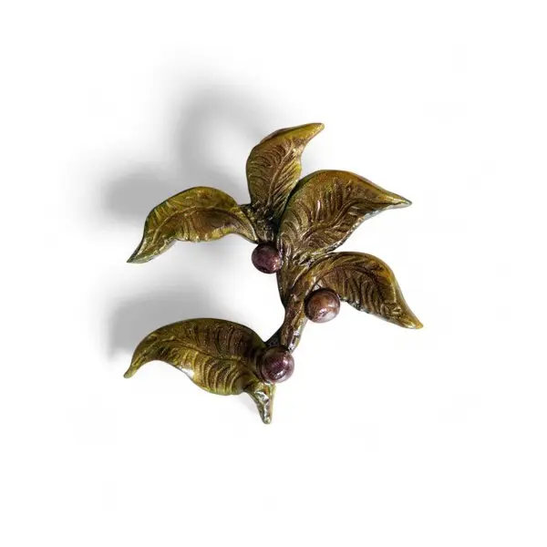 SUNSET MAGIC STUDIO Nocturna Sparkling Brooch - Green