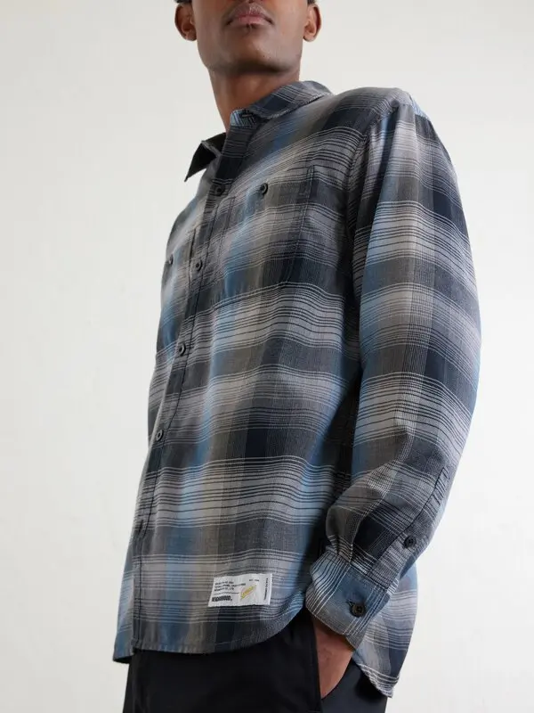 NEIGHBORHOOD Hombre Checked Flannel Shirt