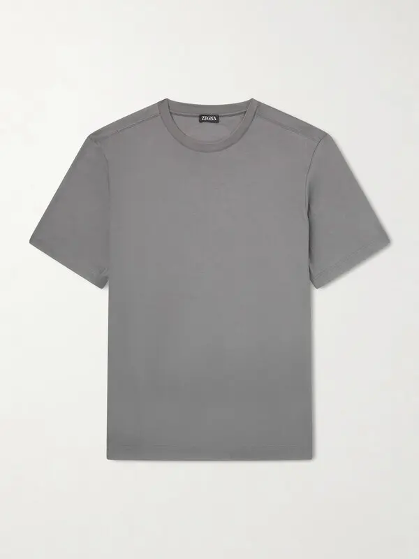 Zegna Cotton-jersey T-shirt
