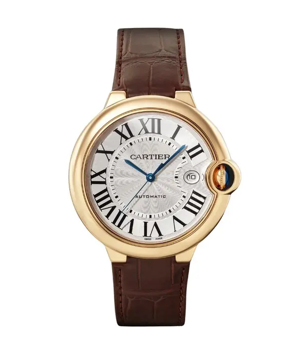 Cartier Ballon Bleu Automatic18-karat Pink Gold Watch - White