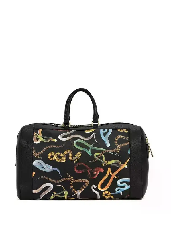 SELETTI Graphic Print Holdall Bag
