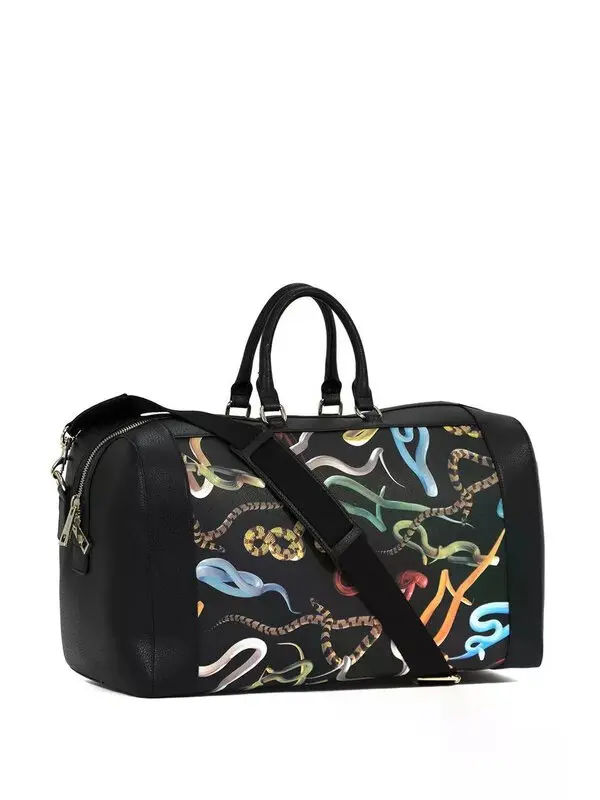 SELETTI Graphic Print Holdall Bag