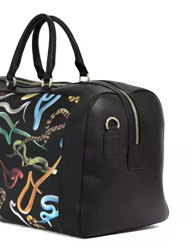 SELETTI Graphic Print Holdall Bag