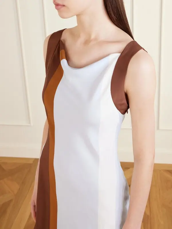 SIR. Marais Printed Silk Mini Dress