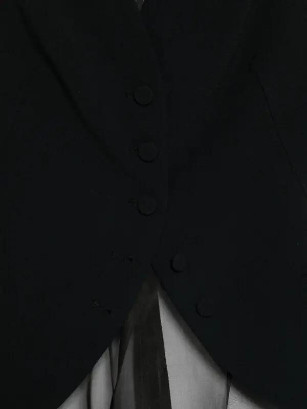 Emporio Armani Sheer-panel Waistcoat