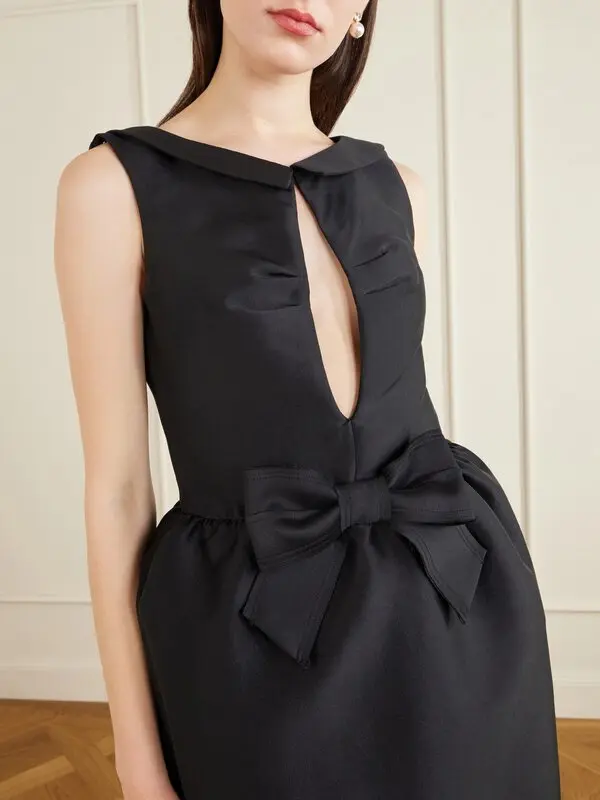 shushu/tong black bow mini dress Shushu/tong Bow Mini Dress