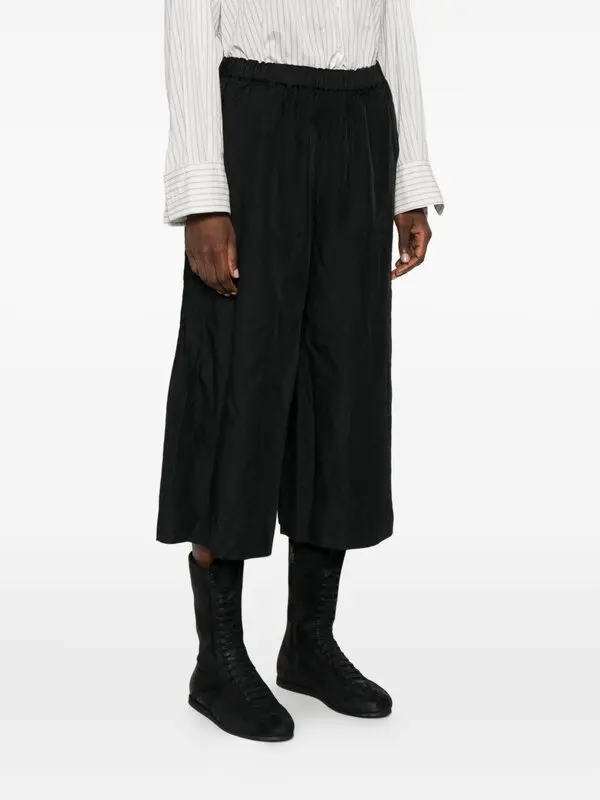 Comme Des Garçons Wide-leg Trousers - Black