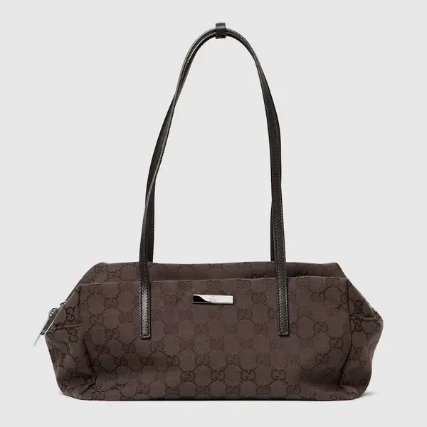 Gucci Melrose Medium Boston Bag Gg Canvas