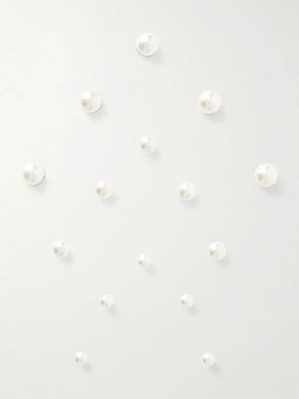 JENNIFER BEHR Paige Set Of 15 Hair Magnets - White