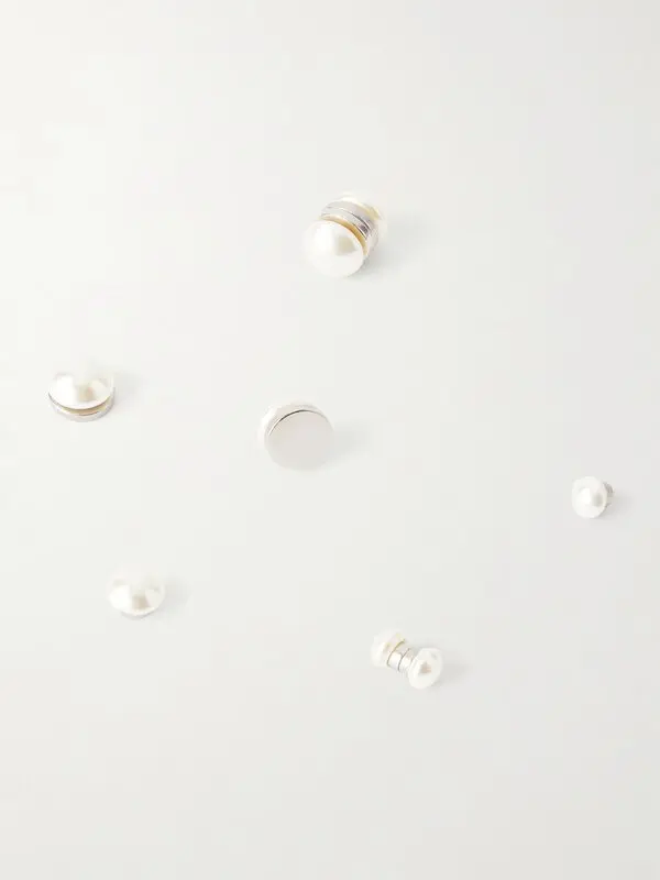 JENNIFER BEHR Paige Set Of 15 Hair Magnets With Pearls